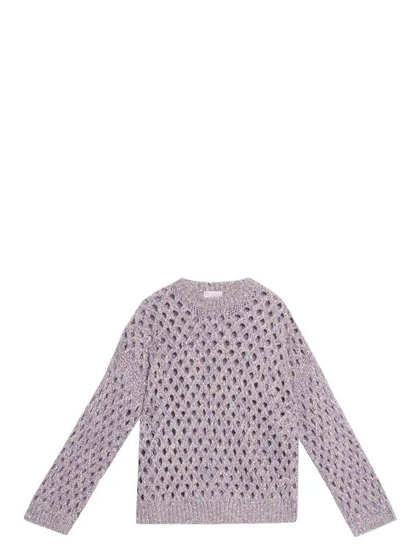 Brunello Cucinelli Cashmere Blend Sweater - Lavander