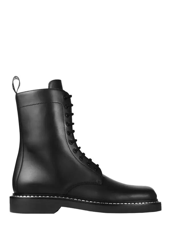 JIMMY CHOO Rowan Derby Boot - Black/metal Mix