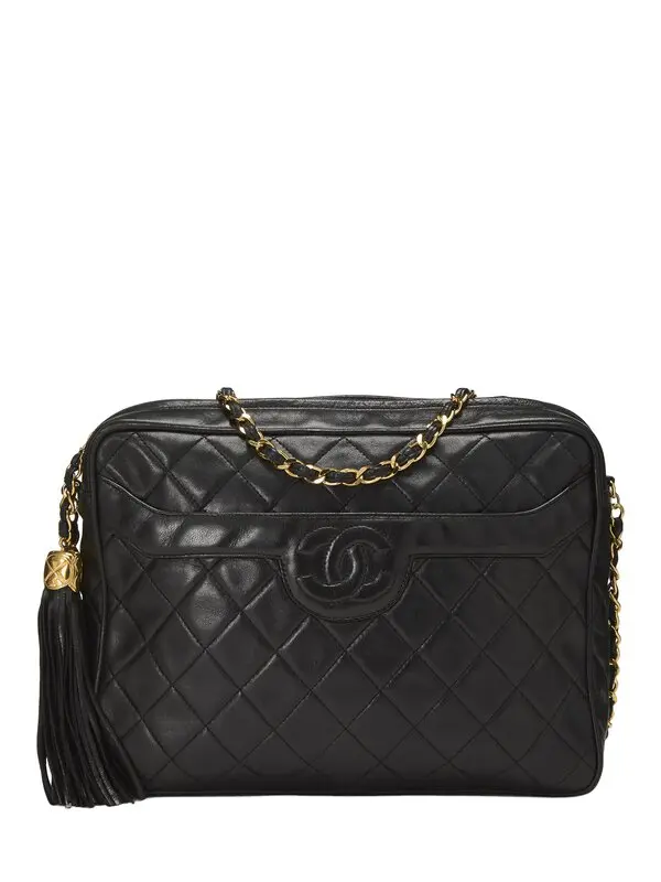 Chanel Lambskin Pocket Camera Bag - Black