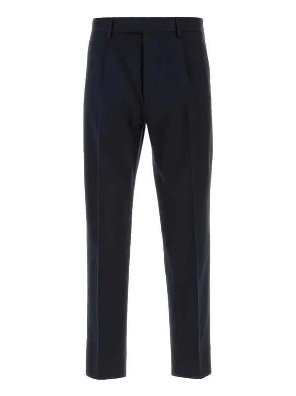 Zegna Cotton And Wool Trousers - B09r