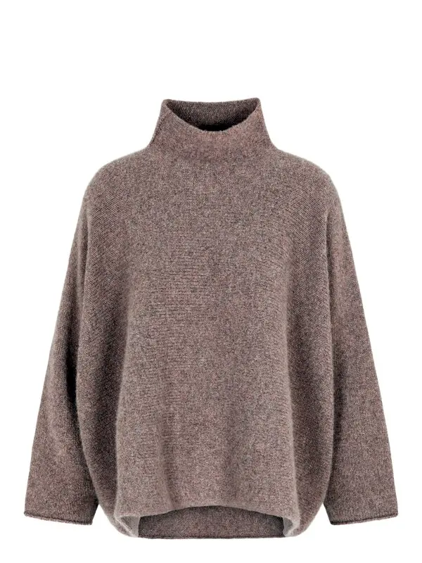 Giorgio Armani Cashmere Mock-neck Jumper - Camel