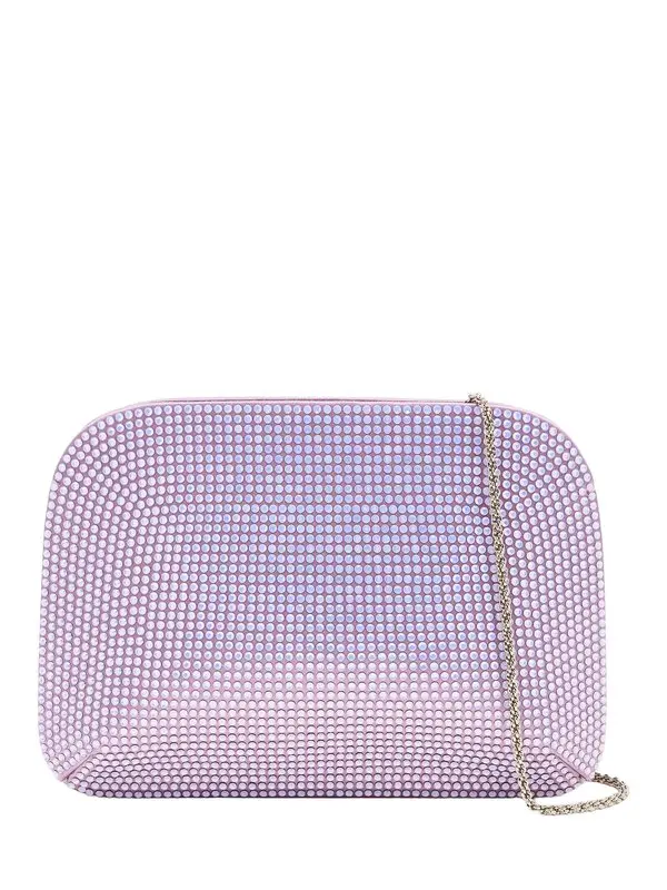Giorgio Armani La Prima Rhinestone Clutch - Pink