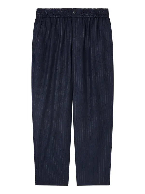 Giorgio Armani Wool And Cashmere Trousers - Blue