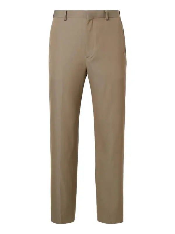 Auralee Wool Gabardine Suit Pants - Beige