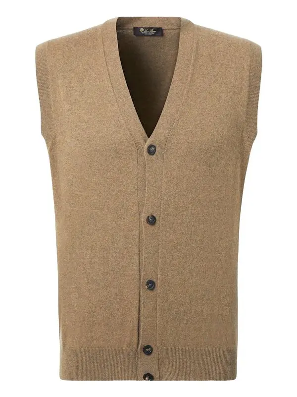 Loro Piana Cashmere Vest - Brown