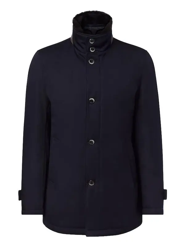 Herno Virgin Wool Jacket - Blue