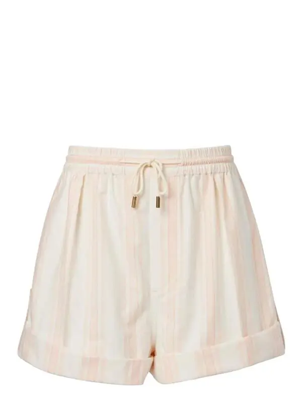 Chloé Striped Shorts - White