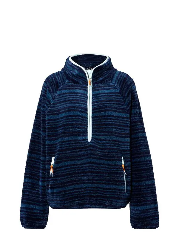 The Upside Harlow Fleece Half-zip Sweatshirt - Blue