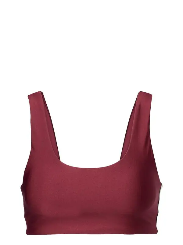 The Upside Oxford Harley Sports Bra - Burgundy