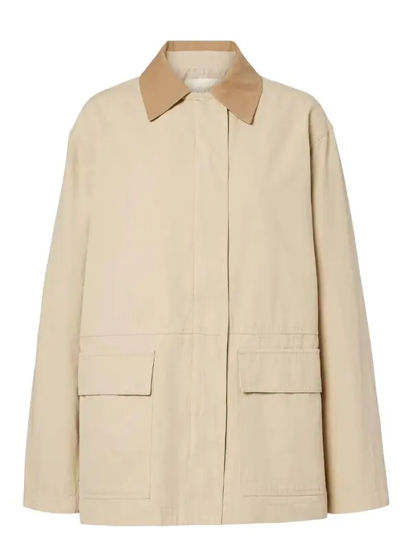 Velvet By Graham & Spencer Rosa Cotton Gabardine Jacket - Beige