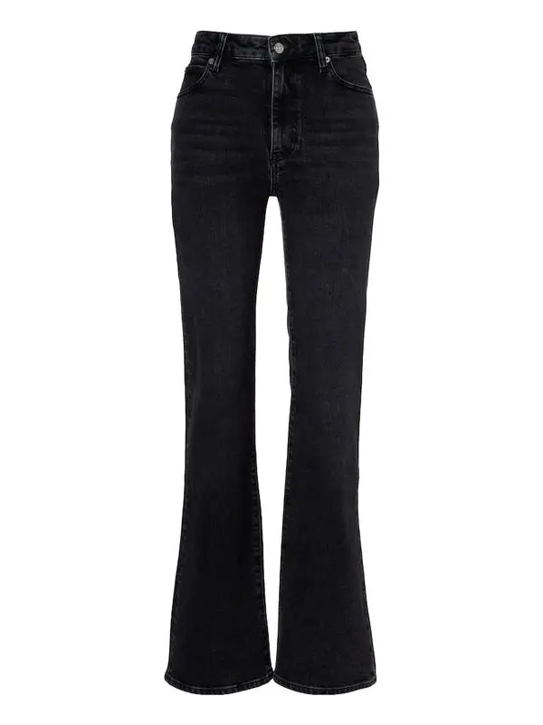 FRAME Arrow High-rise Bootcut Jeans - Black