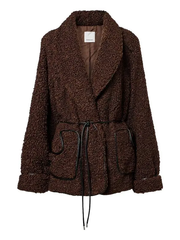 Simkhai Kimia Teddy Jacket - Brown