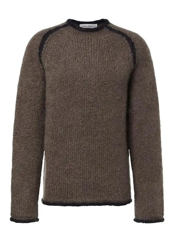 Our Legacy Rider Wool And Mohair Sweater - Brown