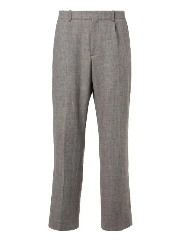 Our Legacy Borrowed Virgin Wool Chinos - Grey