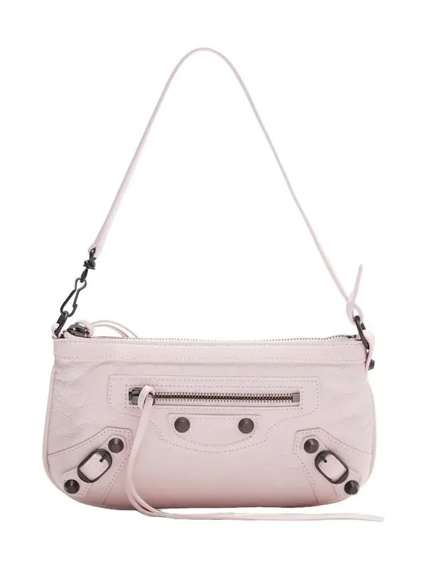 Balenciaga Le City Leather Shoulder Bag - Pink