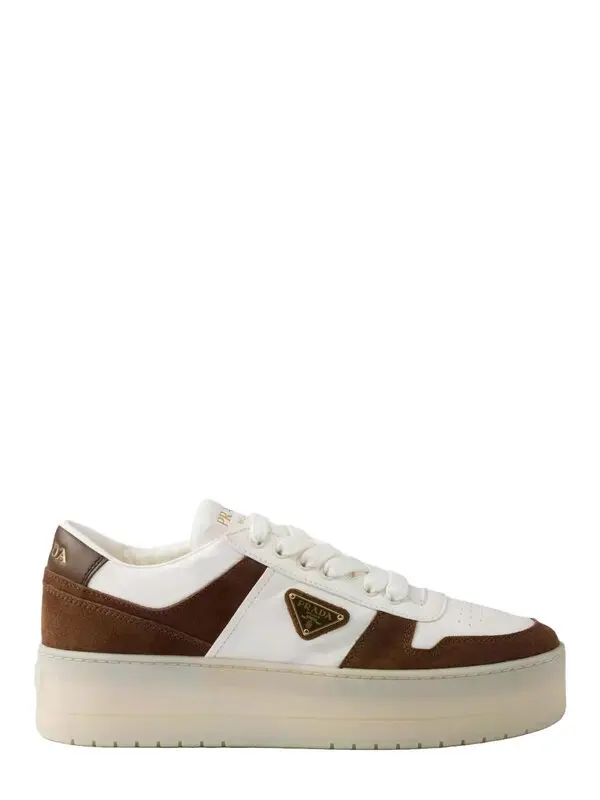Prada Downtown Platform Sneakers - Brown