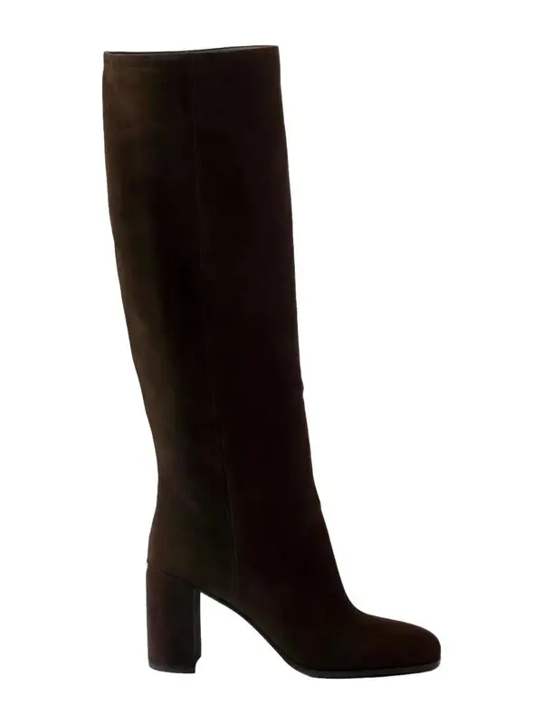 Knee High Prada Block Heel Bootie Prada Knee-high Boots For Women