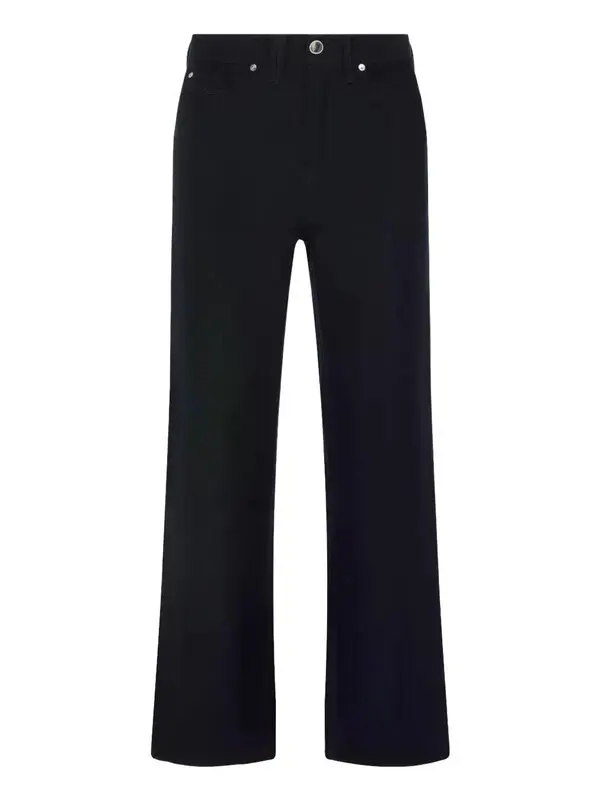 Brioni Cotton Straight-leg Trousers - Blue