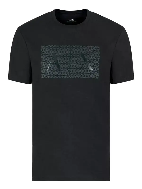 Armani Exchange Logo-print T-shirt - Black