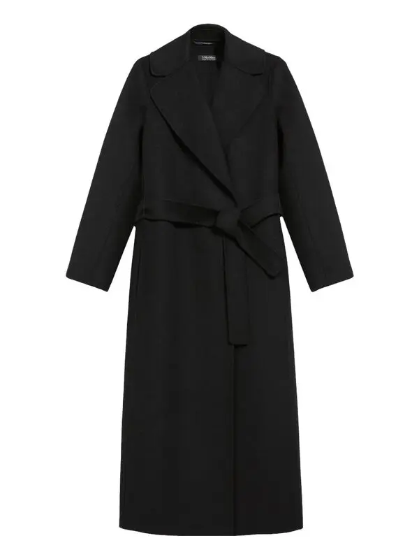 Max Mara Poldo Wool Coat - Black