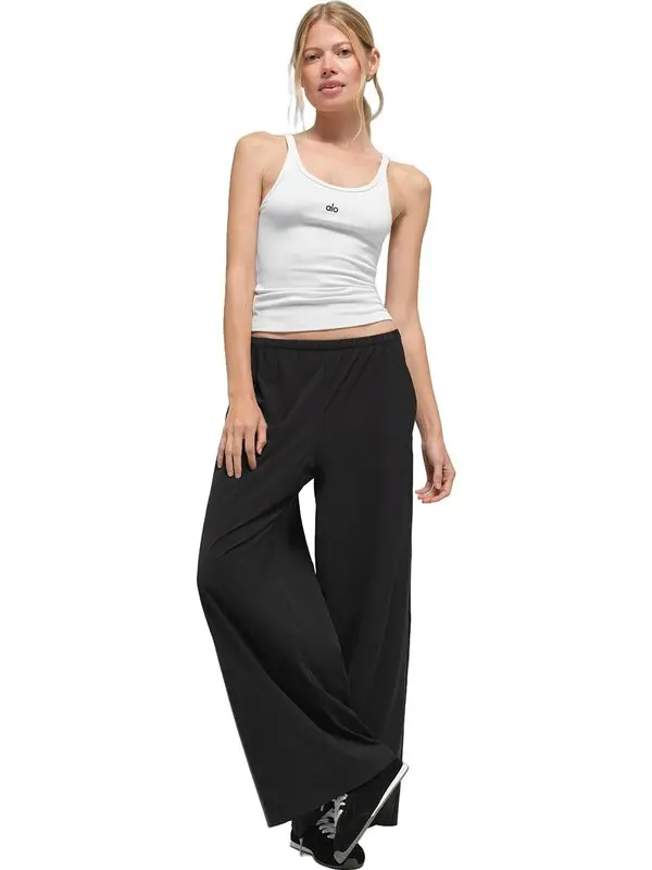 Alo Yoga Breezy Wide Leg Pant - Black