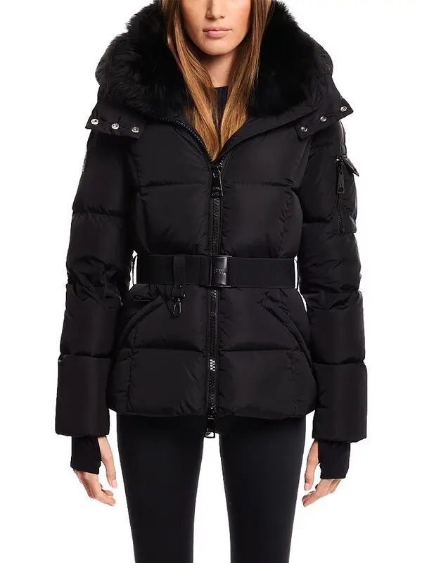 Sam. Delilah Quilted Down Jacket - Black