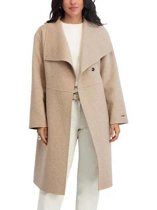 Tahari Coco Coat - Oatmeal