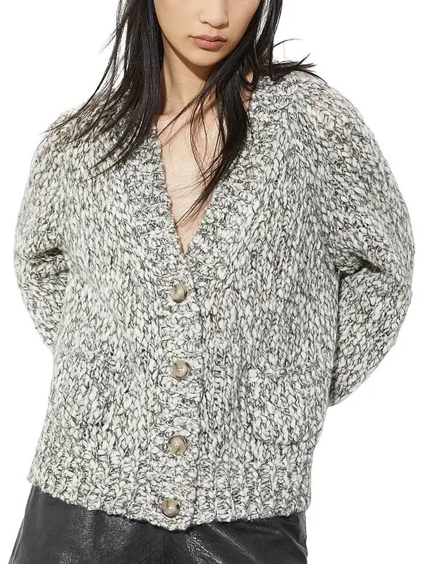 Max & Co. V-neck Oversized Cardigan - Black