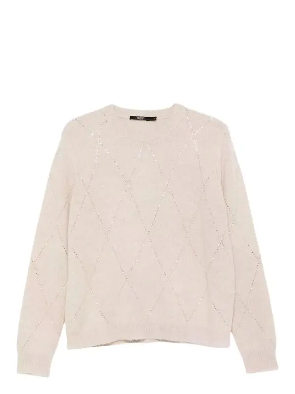 Seventy Sequin-embellished Sweater - Neutrals