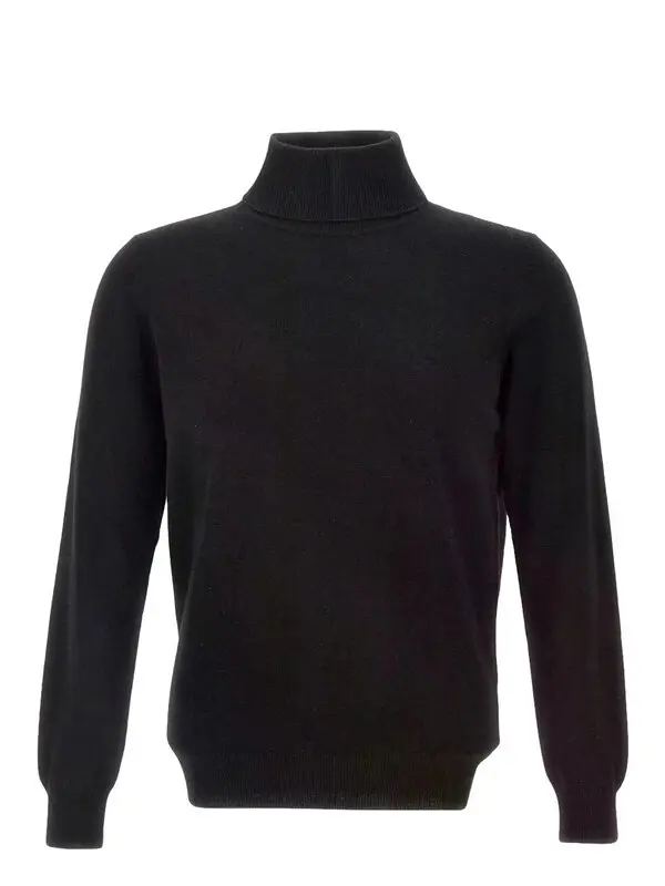 KANGRA Turtleneck Sweater - Black