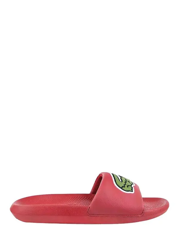 Lacoste Croco Slides - Red