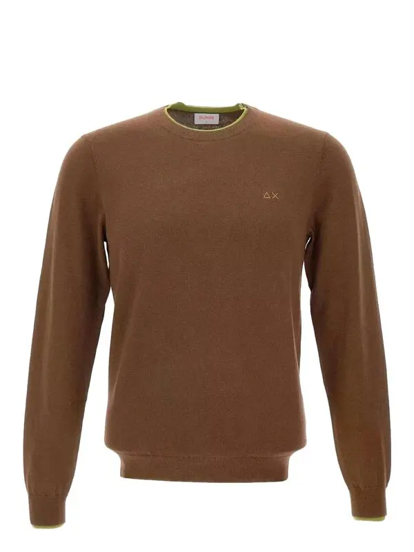 SUN 68 Crew-neck Sweater - Brown