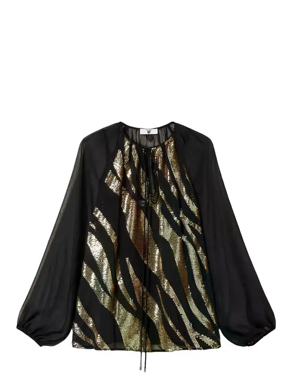 TWINSET Sequin-embellished Blouse - Black