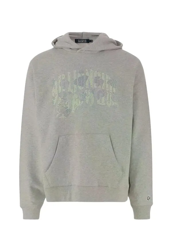 BILLIONAIRE Logo-print Hooded Sweatshirt - Grey