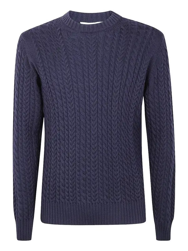 FILIPPO DE LAURENTIIS Crew Neck Sweater - Blue