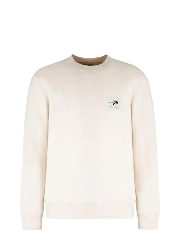 Golden Goose Archibald Crew-neck Sweatshirt - Beige