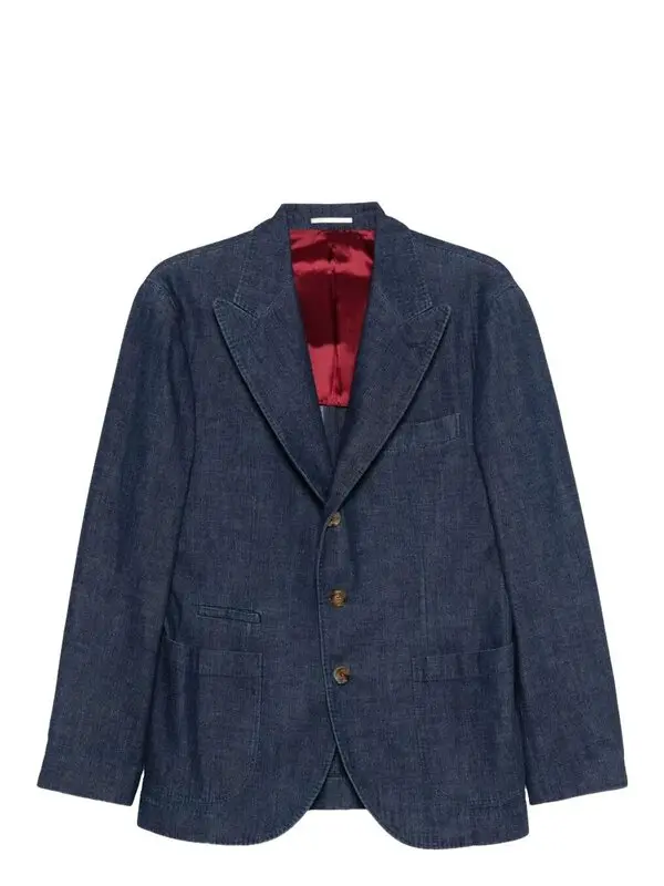 Brunello Cucinelli Three-button Jacket - Blue