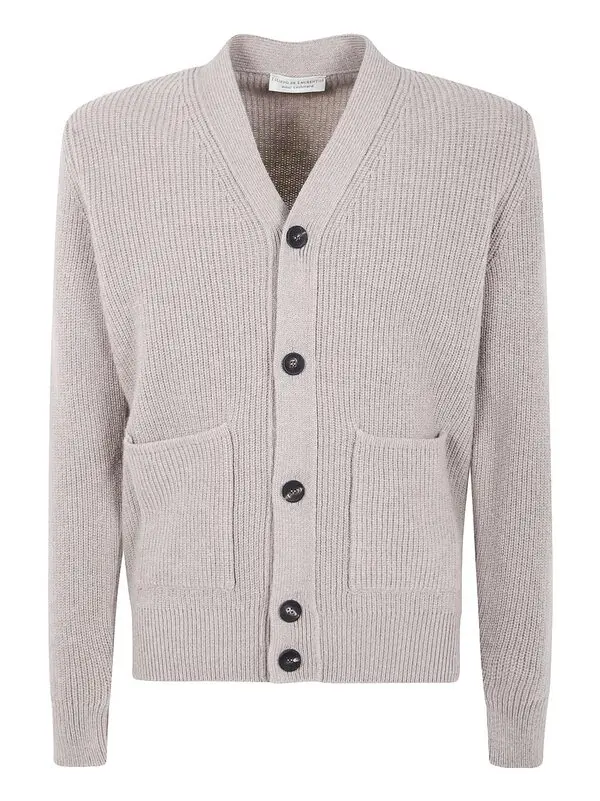 FILIPPO DE LAURENTIIS Buttoned Cardigan - Grey