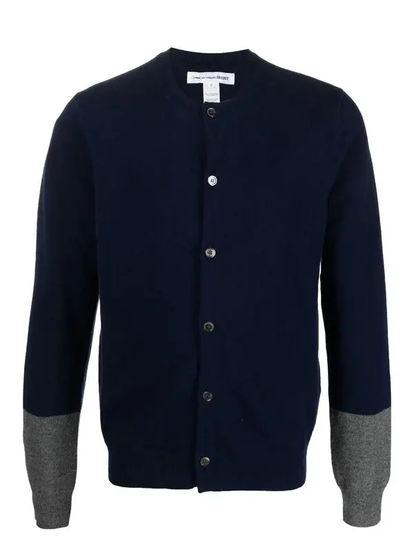 Comme Des Garçons Cardigan Knit - Blue
