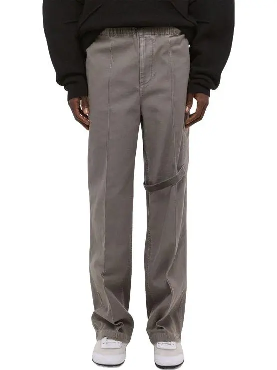 Helmut Lang Relaxed Fit Cargo Trousers - Stone