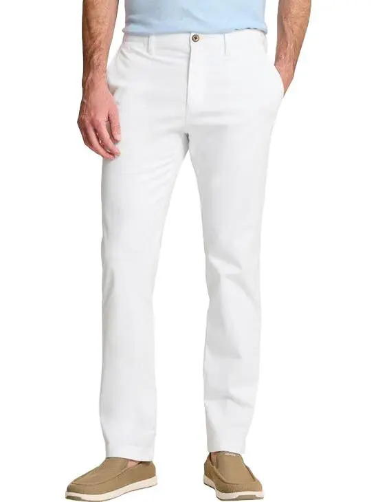 Tommy Bahama Boracay® Island Flat Front Stretch Chinos - White