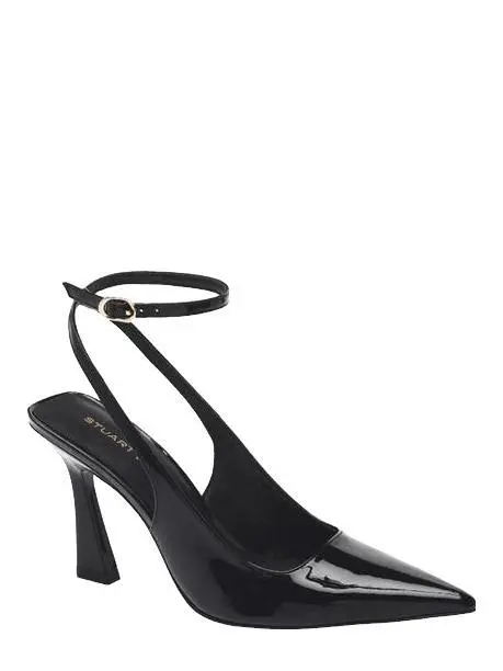 STUART WEITZMAN Vinnie 85 Strap Pump - Black