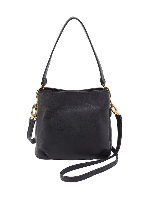 Hobo Starr Convertible Leather Shoulder Bag - Black
