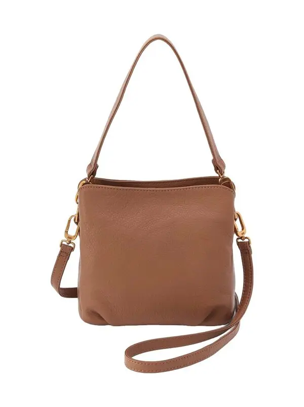 Hobo Starr Convertible Leather Shoulder Bag - Timber Brown