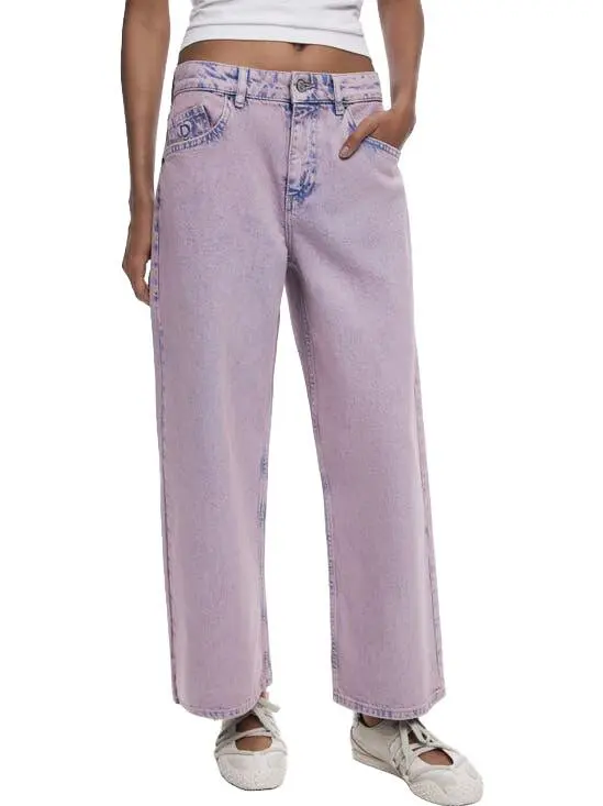 Desigual Wide Leg Jeans - Pink