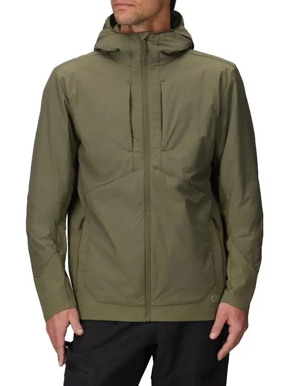 OUTDOOR RESEARCH Shadow Hybrid Hooded Water Resistant Jacket - Ranger Green