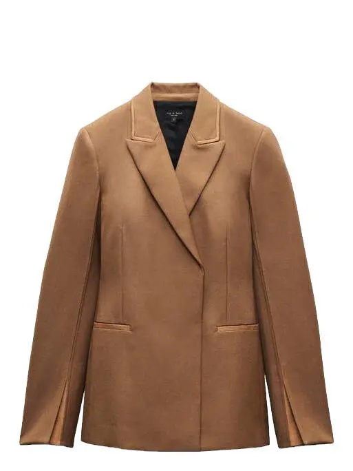 Rag & Bone Margaret Tuxedo Blazer - Camel