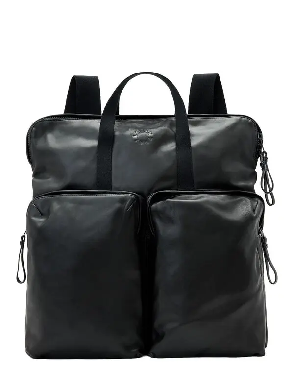 ALLSAINTS Haven Force Leather Backpack - Black