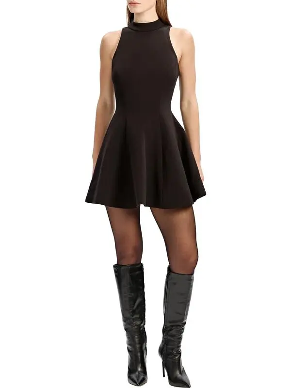 Bardot Banks Fit & Flare Mini Dress - Black