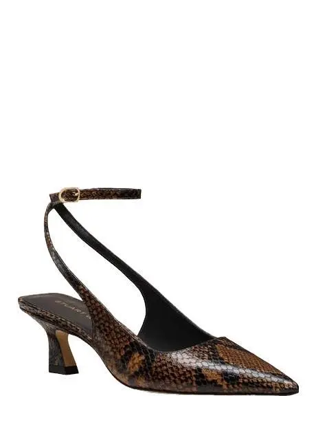 STUART WEITZMAN Vinnie 50 Strap Pump - Expresso